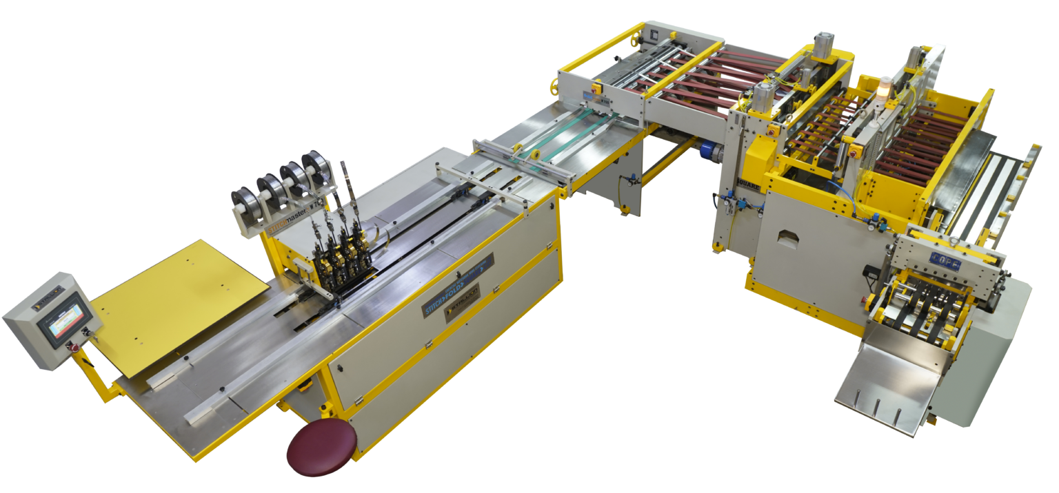 Programable exercise notebook wire stitching line – STALLION